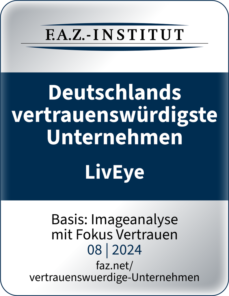 LivEye als Sicherheitsdienstleister ausgezeichnet